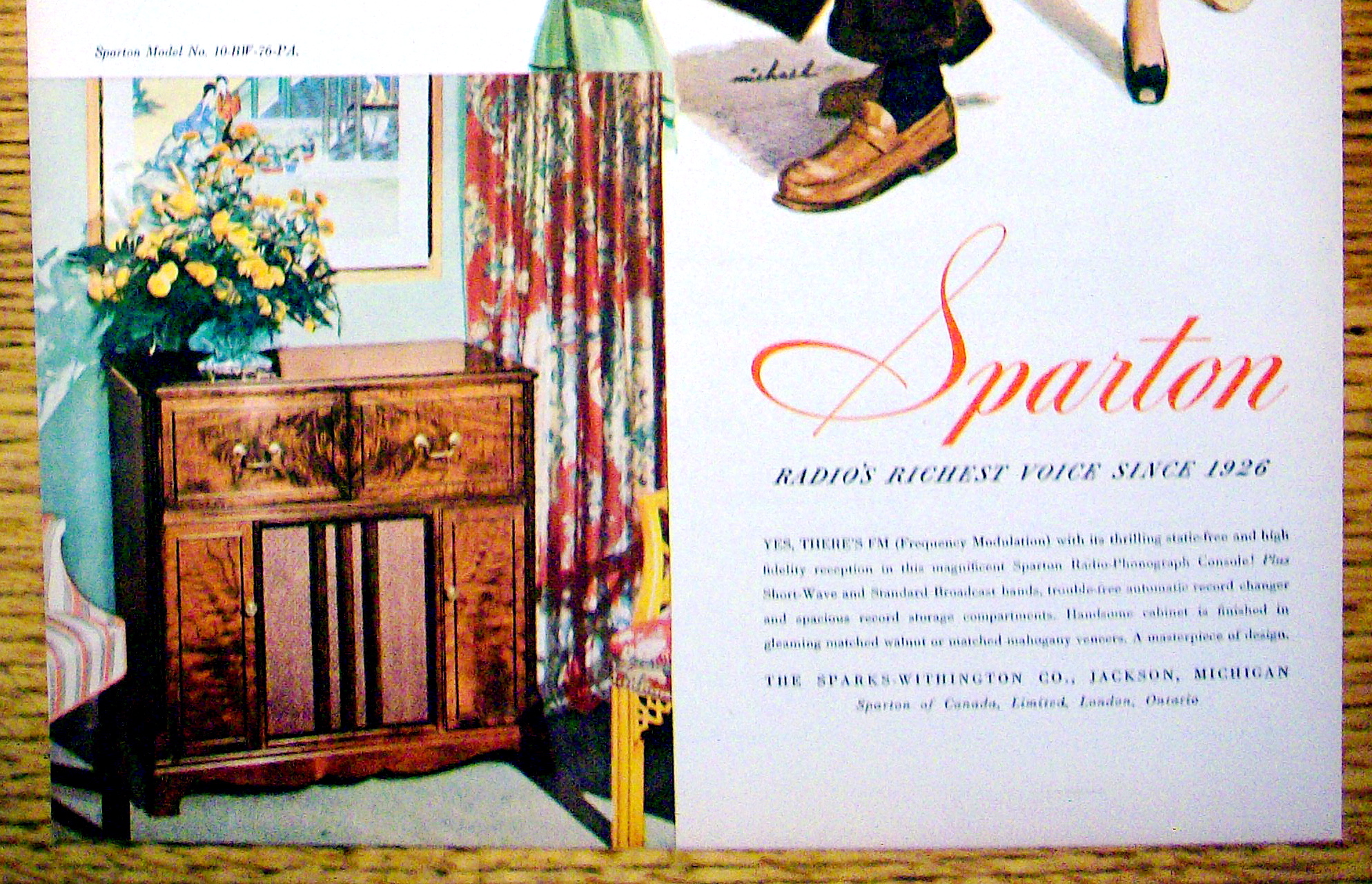 Vintage Ad: 1947 Sparton Radio | TIAS — The Internet Antique Shop